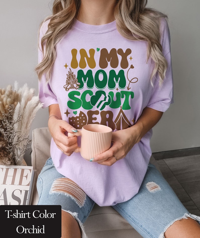 Comfort Colors In My Mom Scout Era Shirt Girl Scout Mom T Sh | Inspire ...