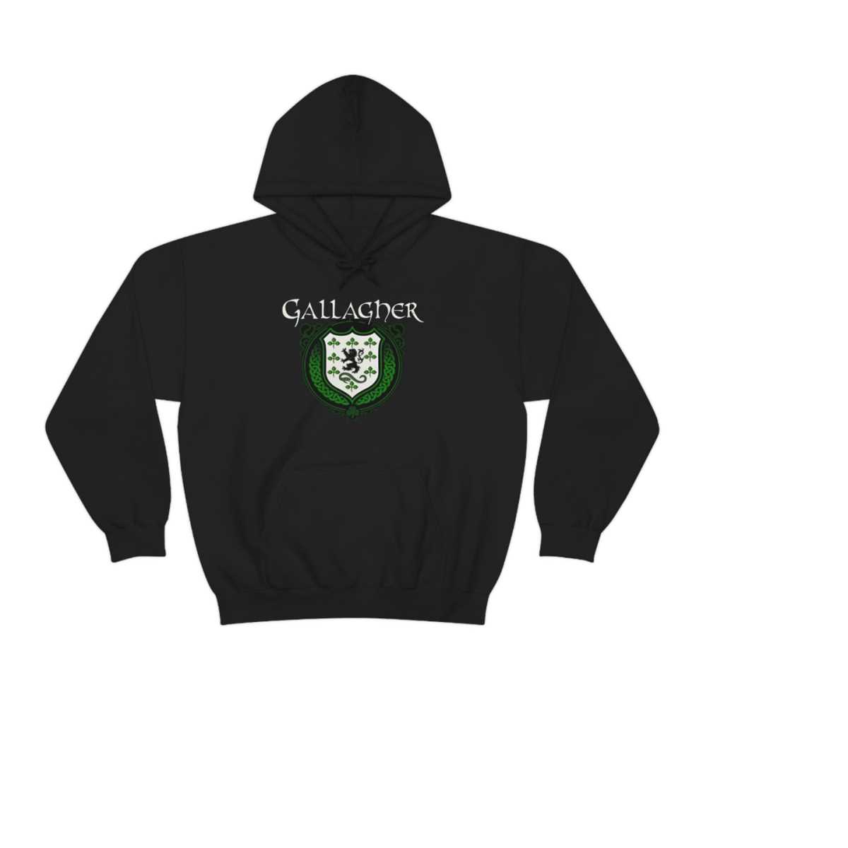 Gallagher Family Hoodie, Gallagher Family Irish Coat of Arms | Inspire ...