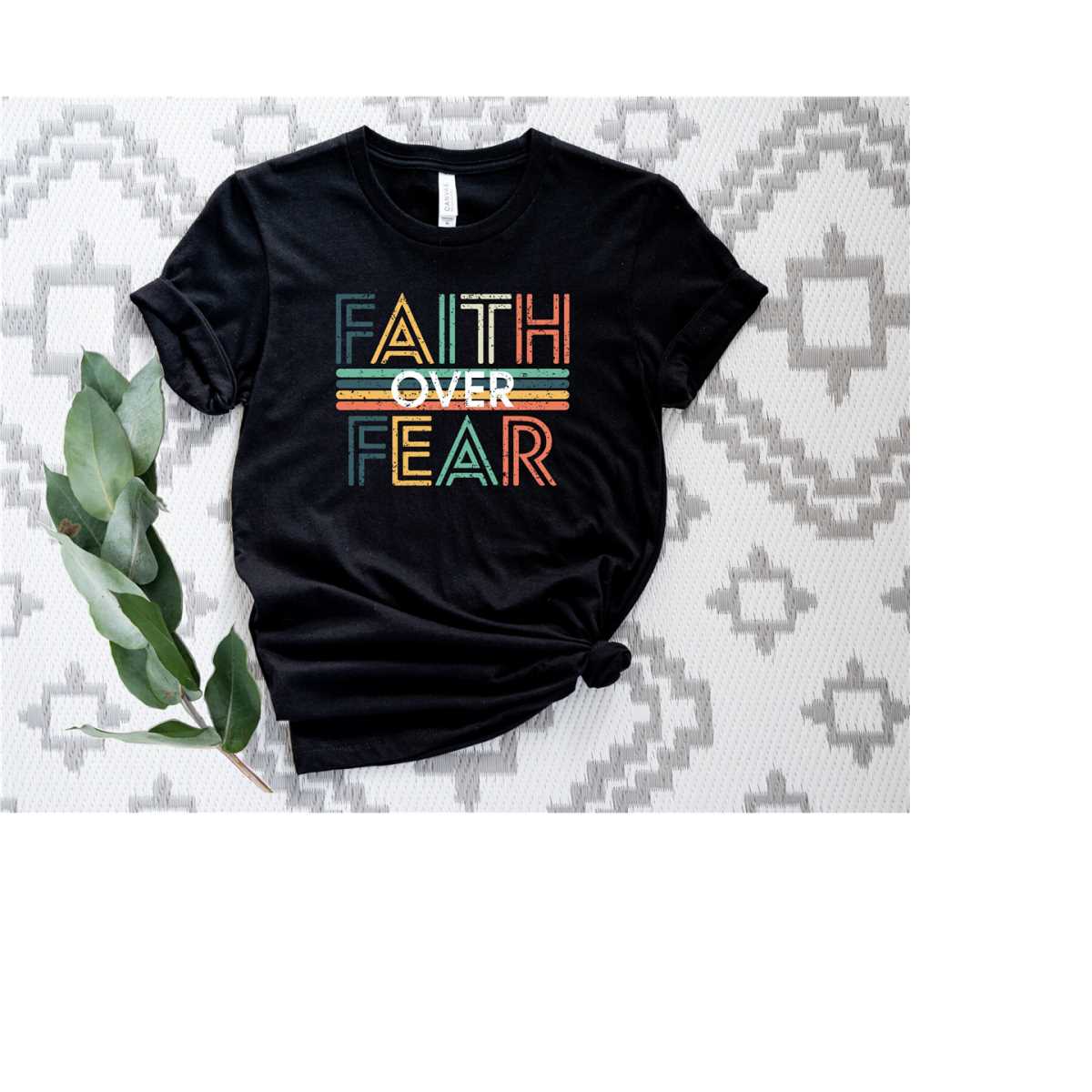 Faith Over Fear Shirt, Faith Shirt, Christian Shirt, Woman C | Inspire ...