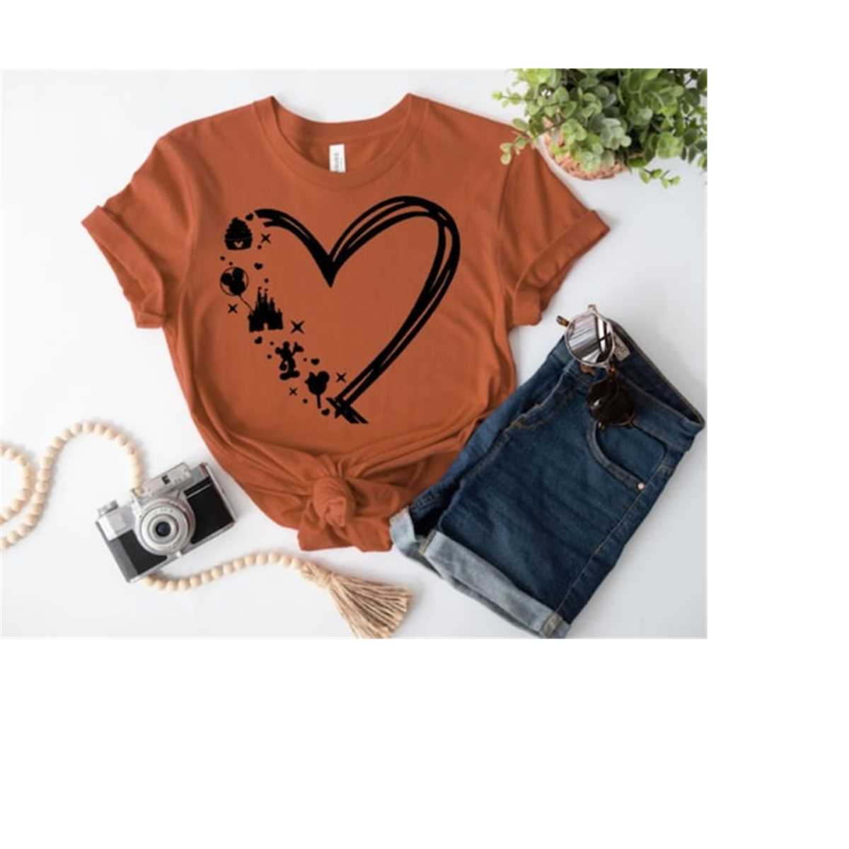 Disney Mickey inspired heart, disney trip, heat transfer dec | Inspire ...
