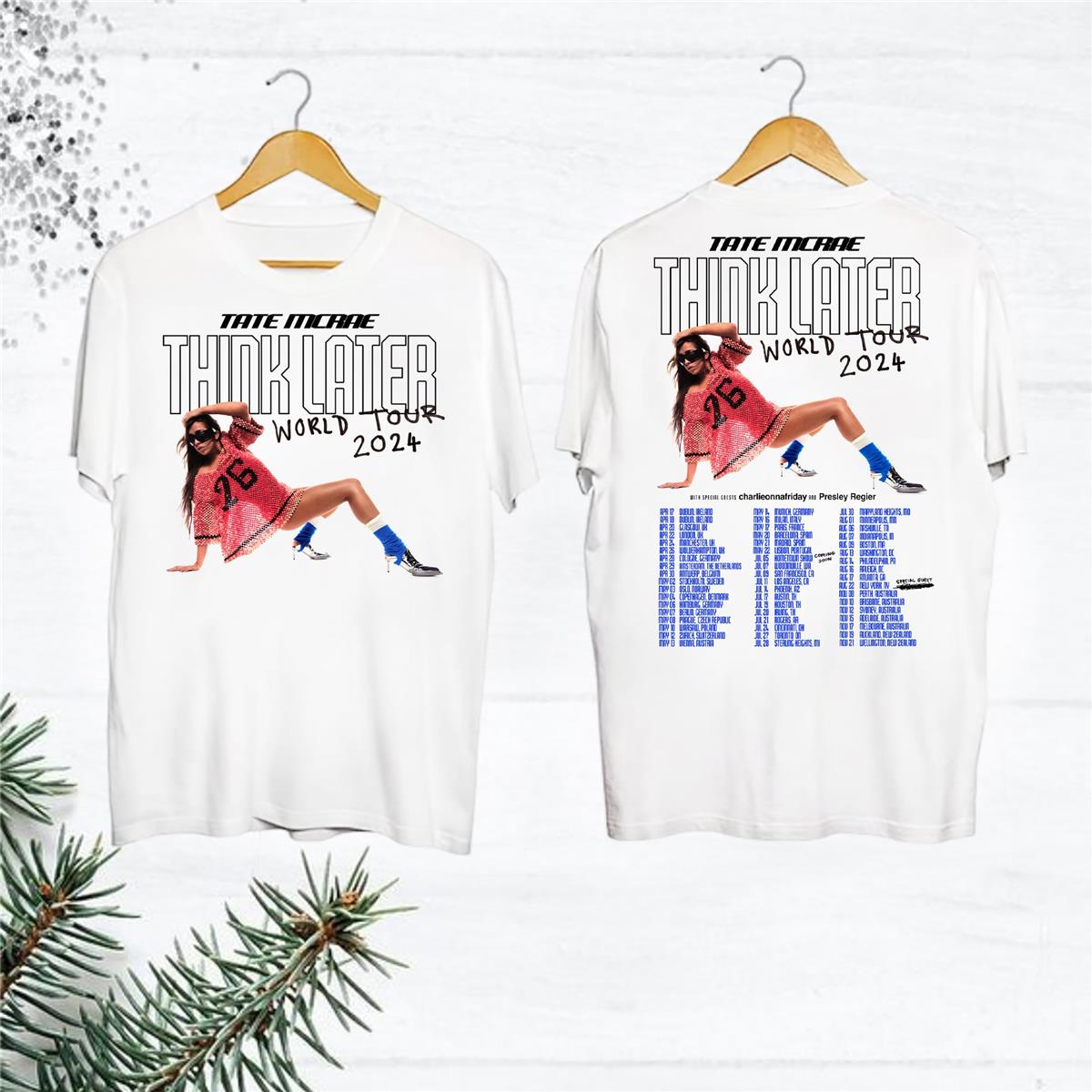 Tate McRae The Think Later World Tour 2024 Tour Shirt, Tate | Inspire ...