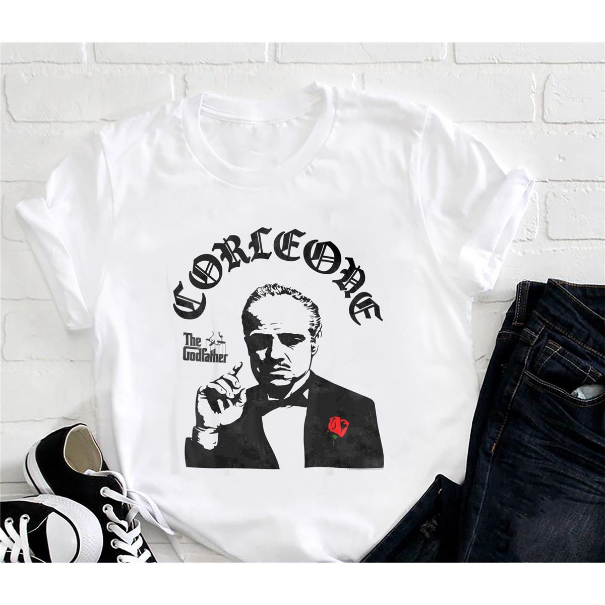 The Godfather Corleone Portrait T-Shirt, The Godfather Shirt | Inspire ...