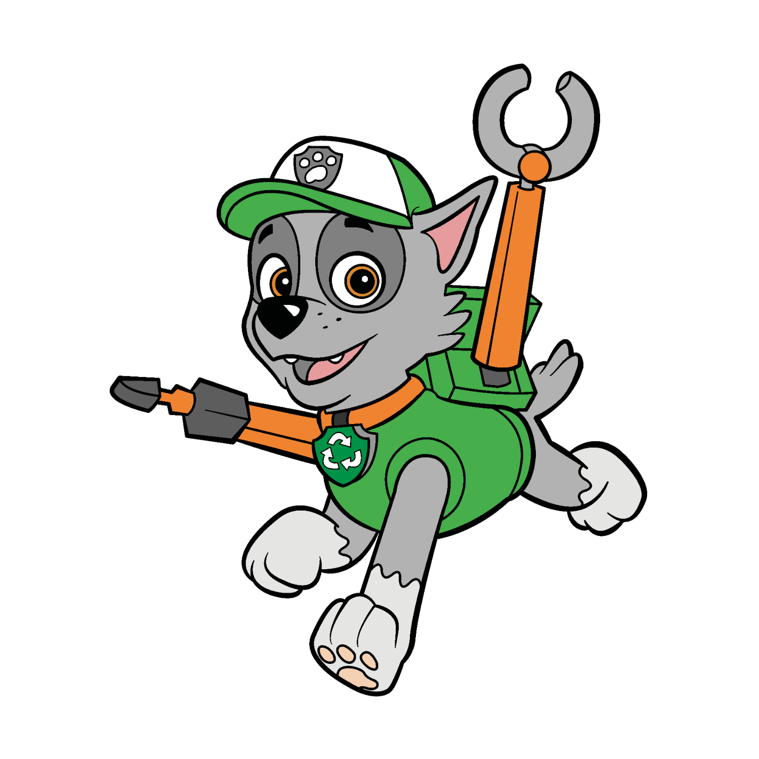 Rocky Paw Patrol Svg Paw Patrol Clipart Cartoon Paw Svg Dog | Inspire ...
