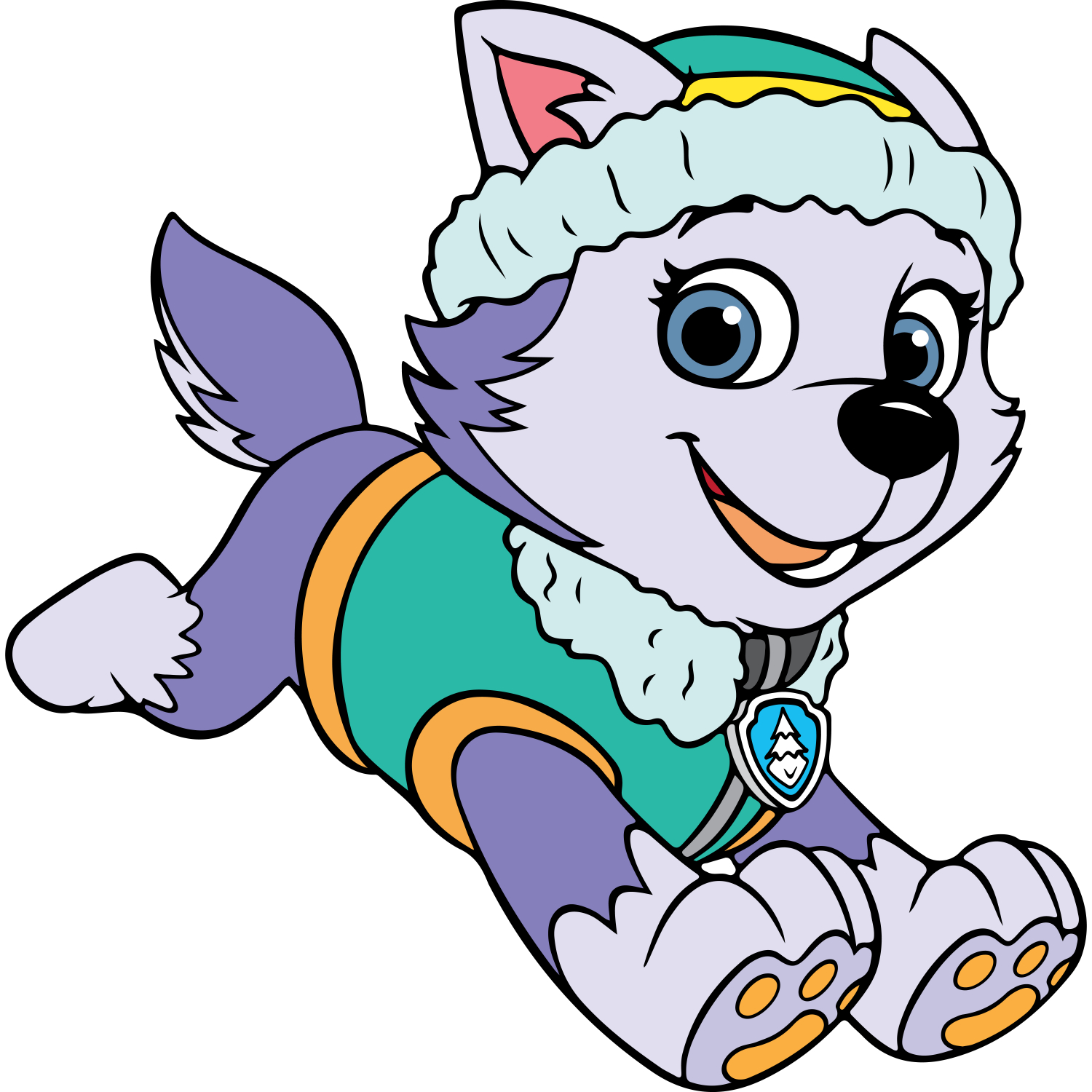 Everest Paw Patrol Svg Paw Patrol Clipart Cartoon Paw Svg Do | Inspire ...