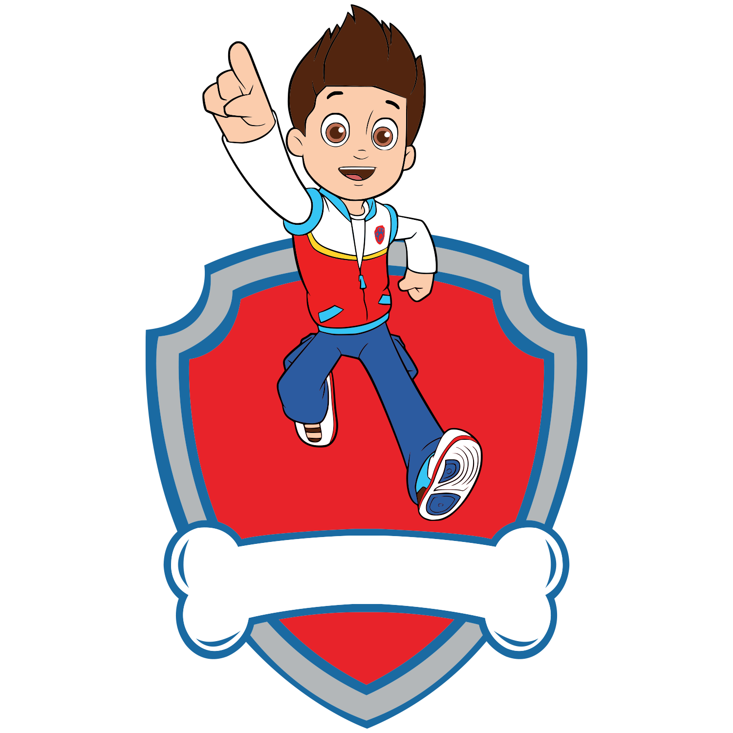 Ryder Shield Paw Patrol Svg Paw Patrol Clipart Cartoon Paw S - Inspire ...