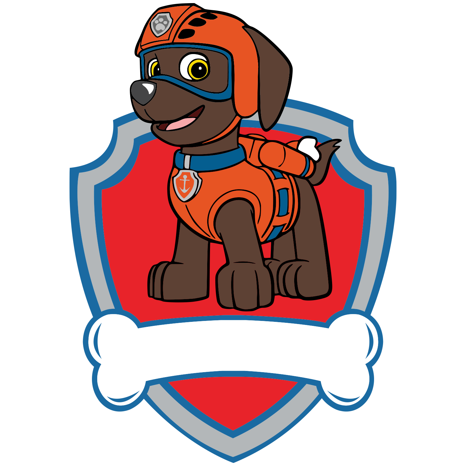 Zuma Shield Paw Patrol Svg Paw Patrol Clipart Cartoon Paw Sv | Inspire ...