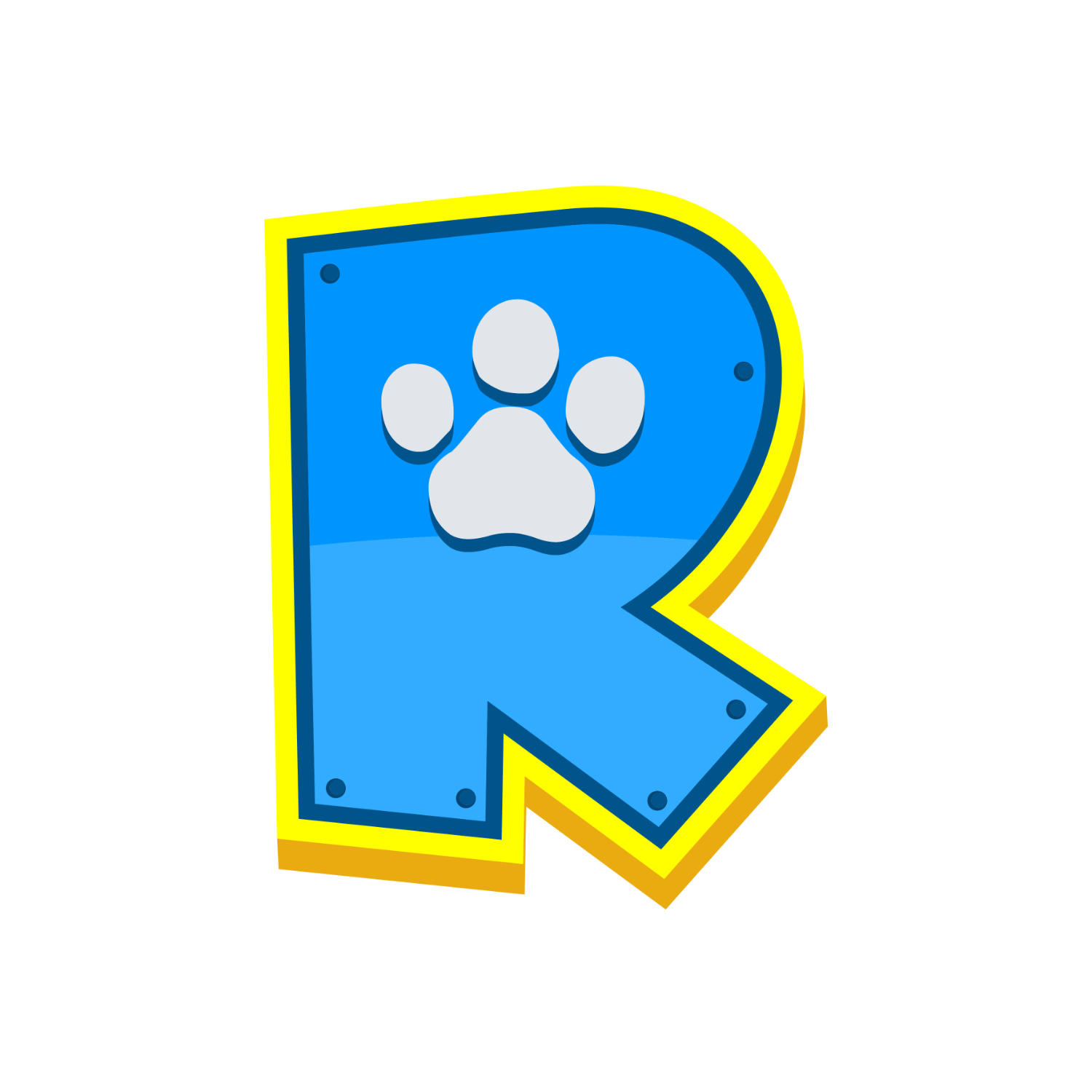Paw Patrol Alphabet R Paw Patrol Svg Paw Patrol Clipart Cart | Inspire ...