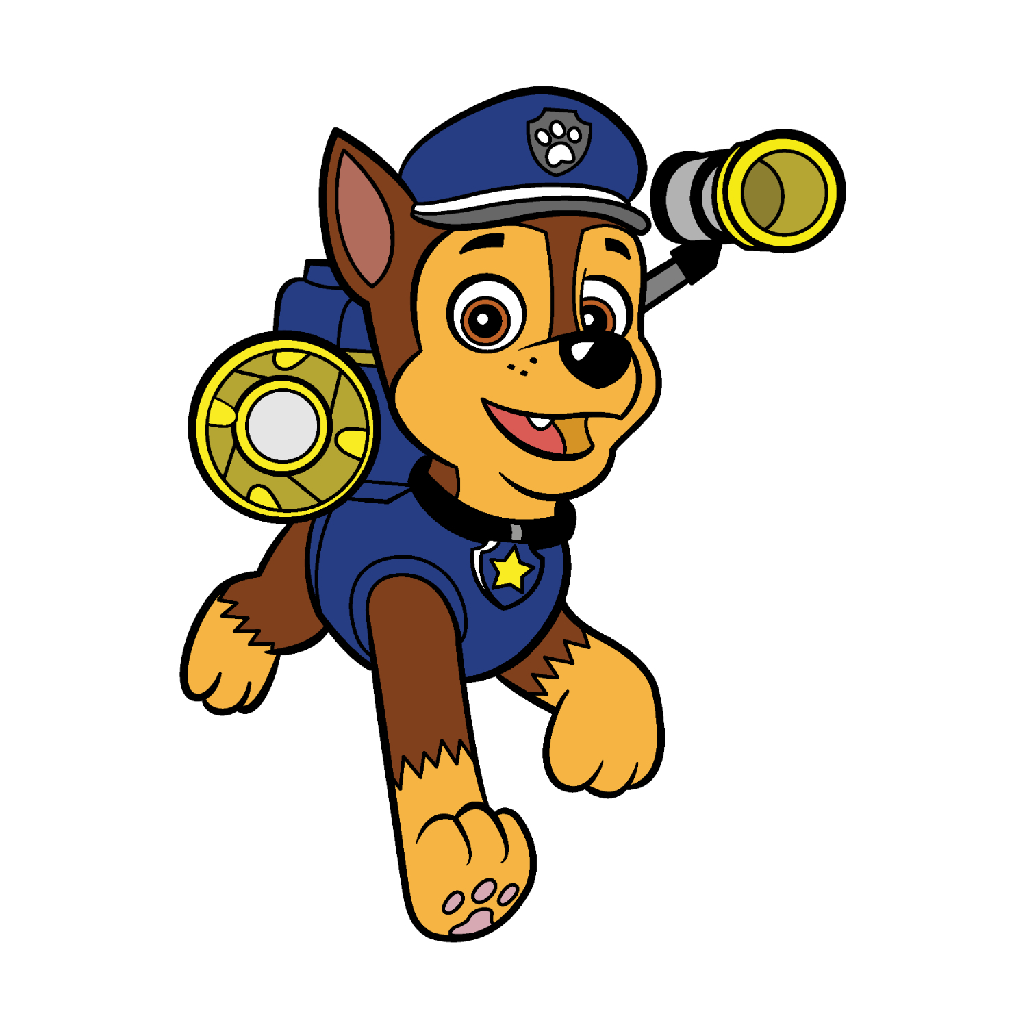 Chase Paw Patrol Svg Paw Patrol Clipart Cartoon Paw Svg Dog | Inspire ...