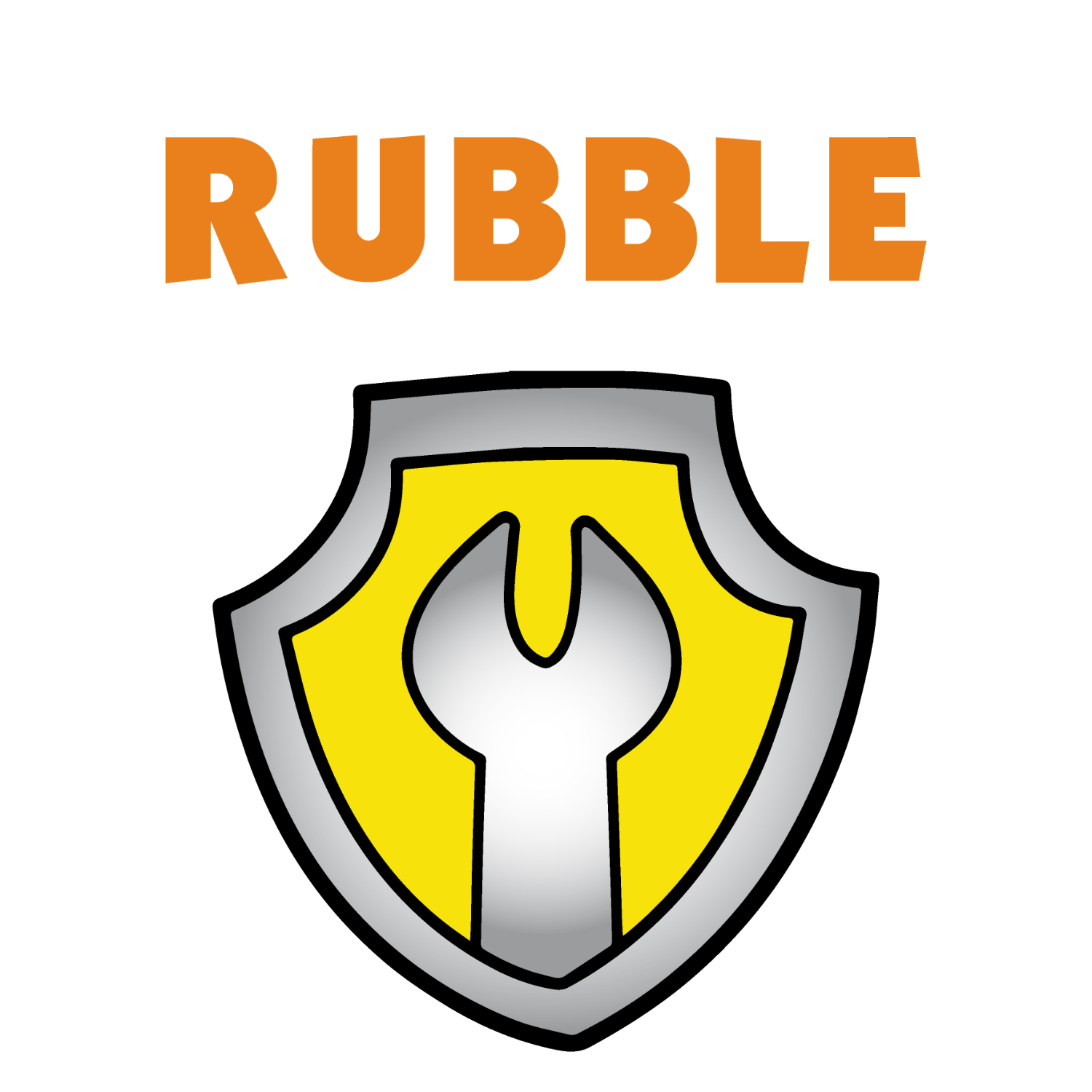 Rubble Shield Paw Patrol Svg Paw Patrol Clipart Cartoon Paw | Inspire ...