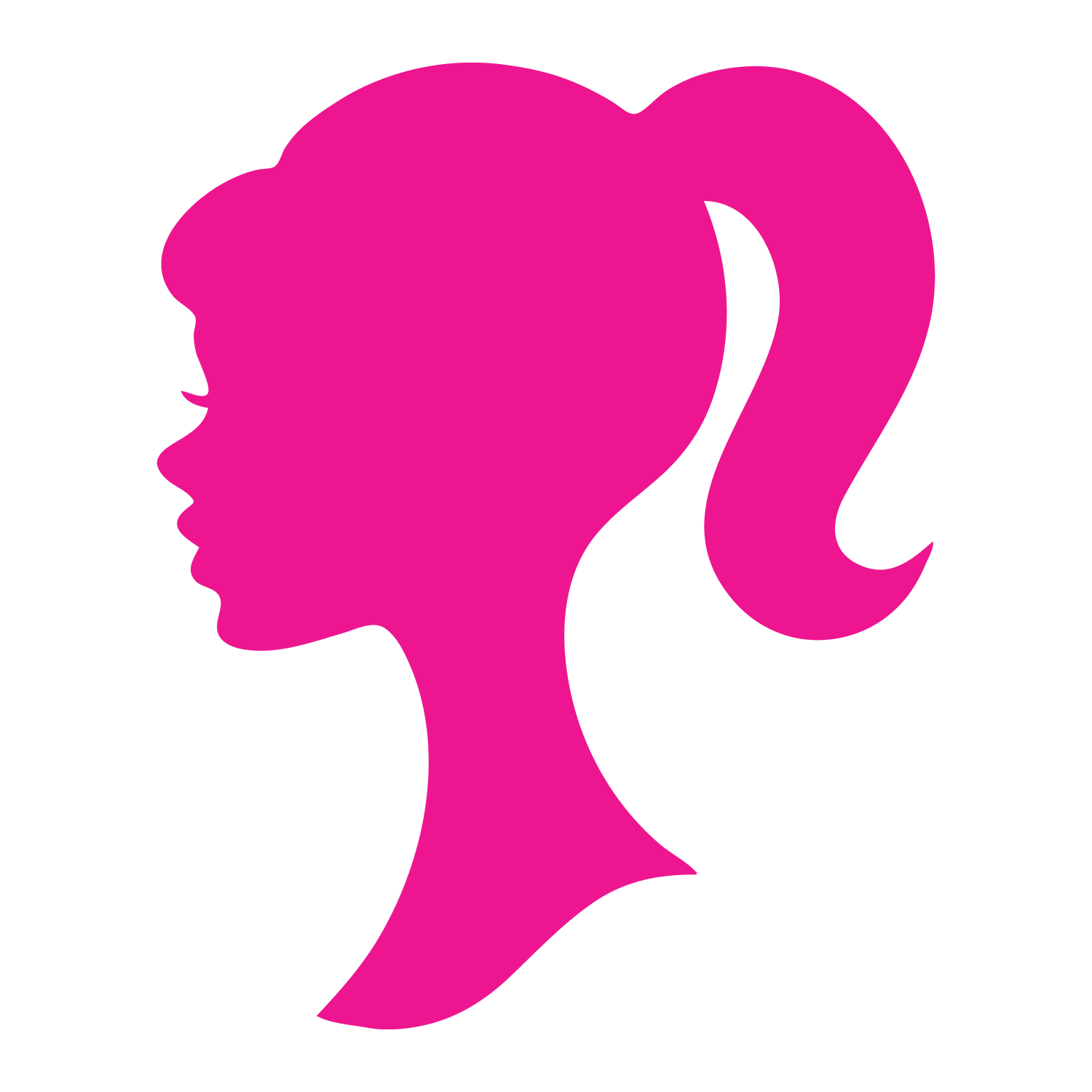 Barbie Head Svg Doll Svg Doll Head Svg Doll Silhouette Woman - Inspire ...
