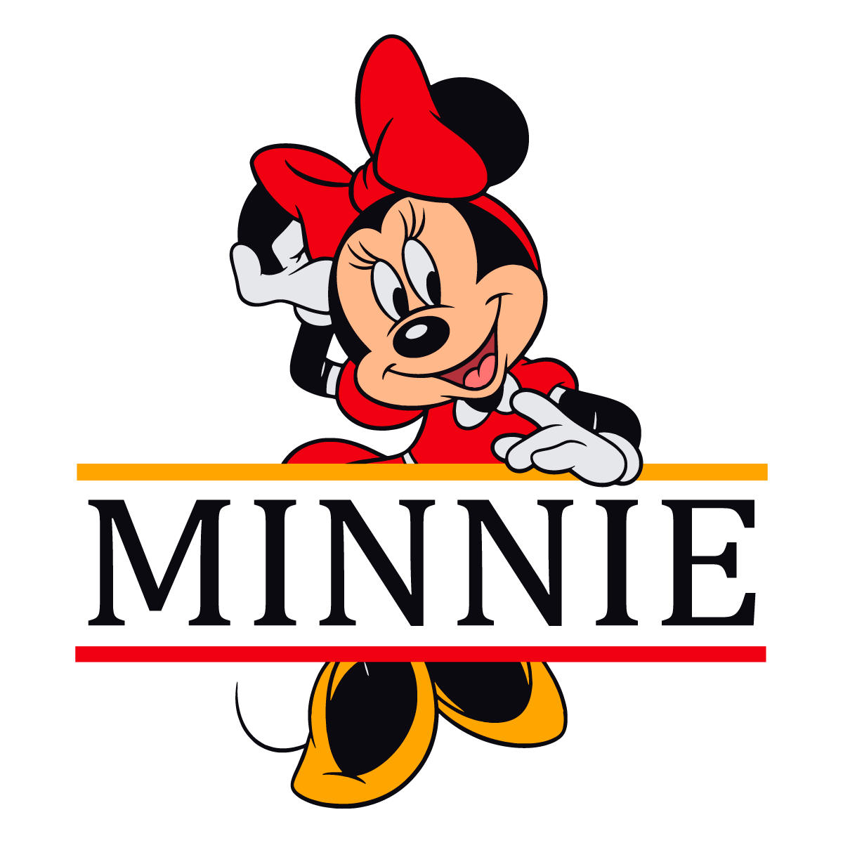 Cute Minnie Mouse Disney Character SVG - Inspire Uplift