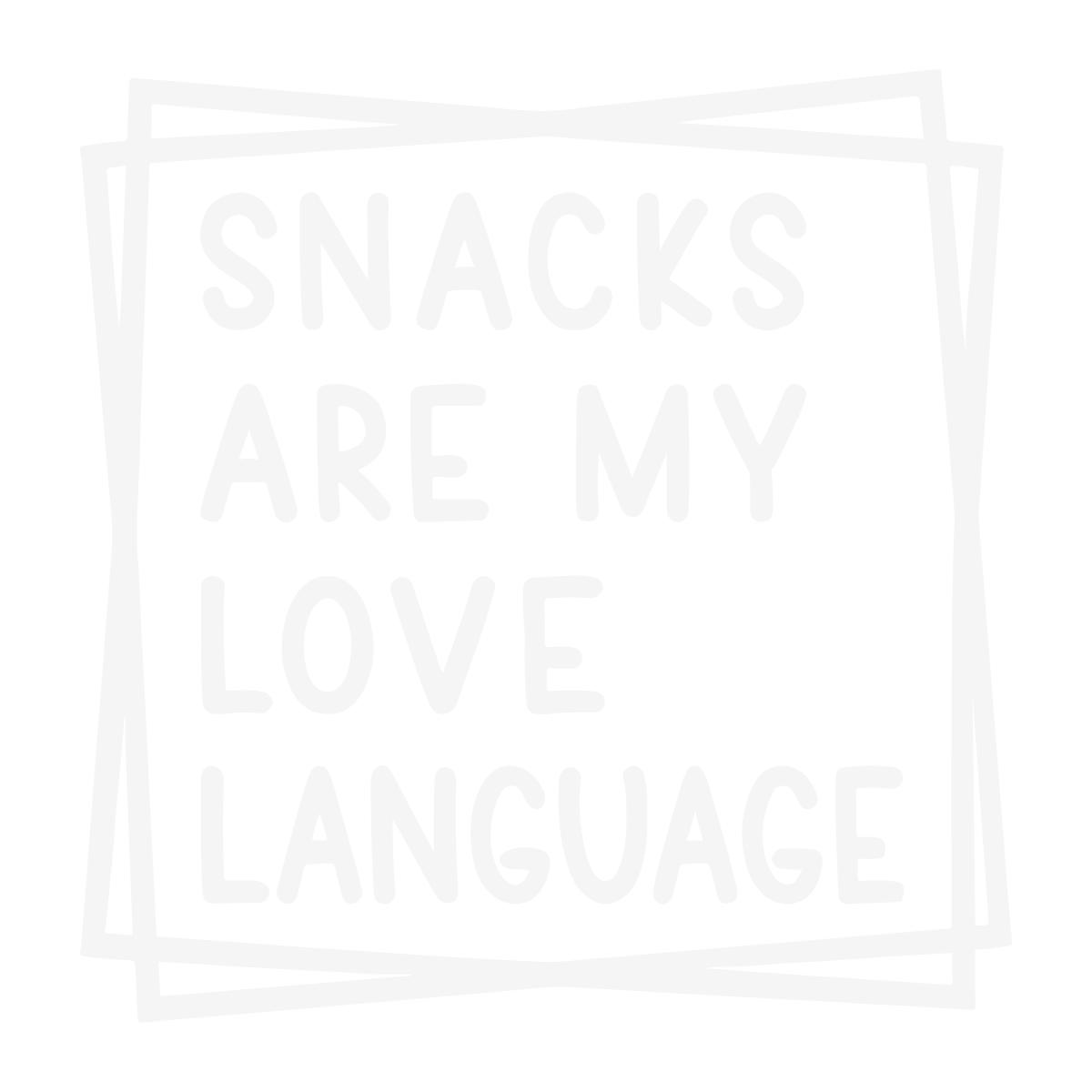 Snacks Are My Love Language SVG | Inspire Uplift