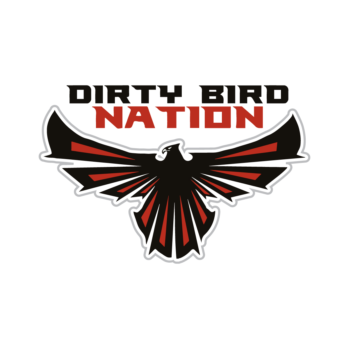 Dirty Bird Nation Png, Atlanta Falcons Football Logo Png | Inspire Uplift