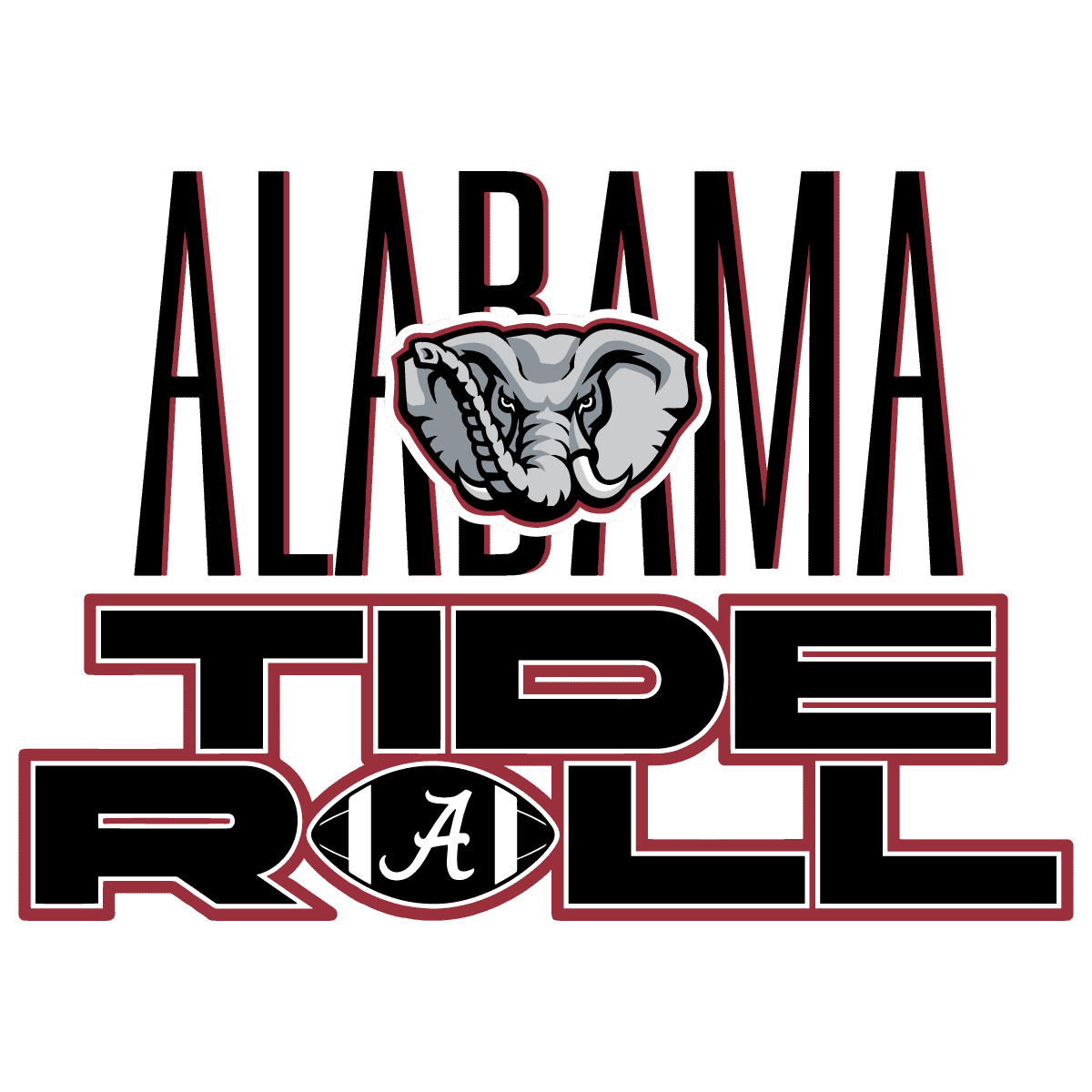 Alabama Roll Tide Ncaa Teams SVG Digital Download | Inspire Uplift