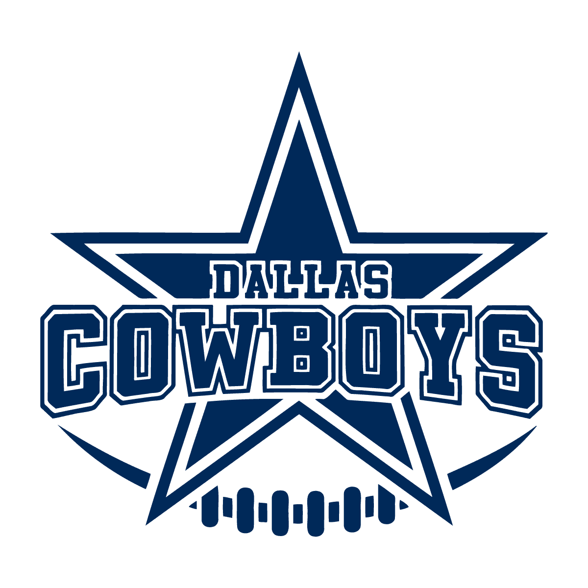 Dallas Cowboys SVG Cricut Digital Download - Inspire Uplift
