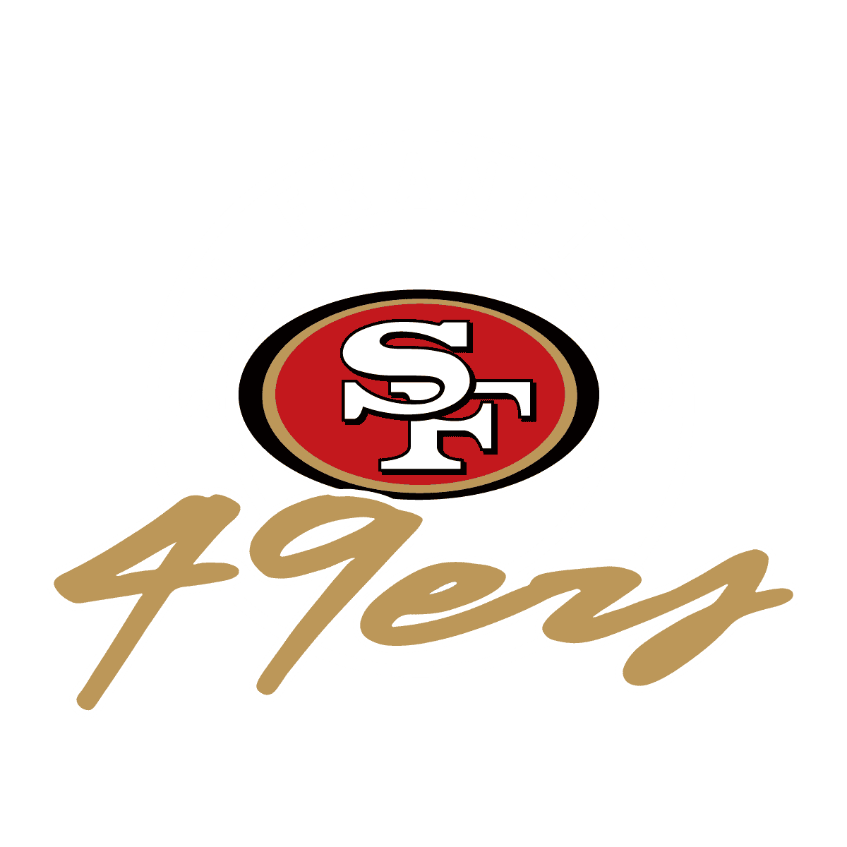 Retro 49ers Logo Retro San Francisco 49ers Football Team SVG Digital