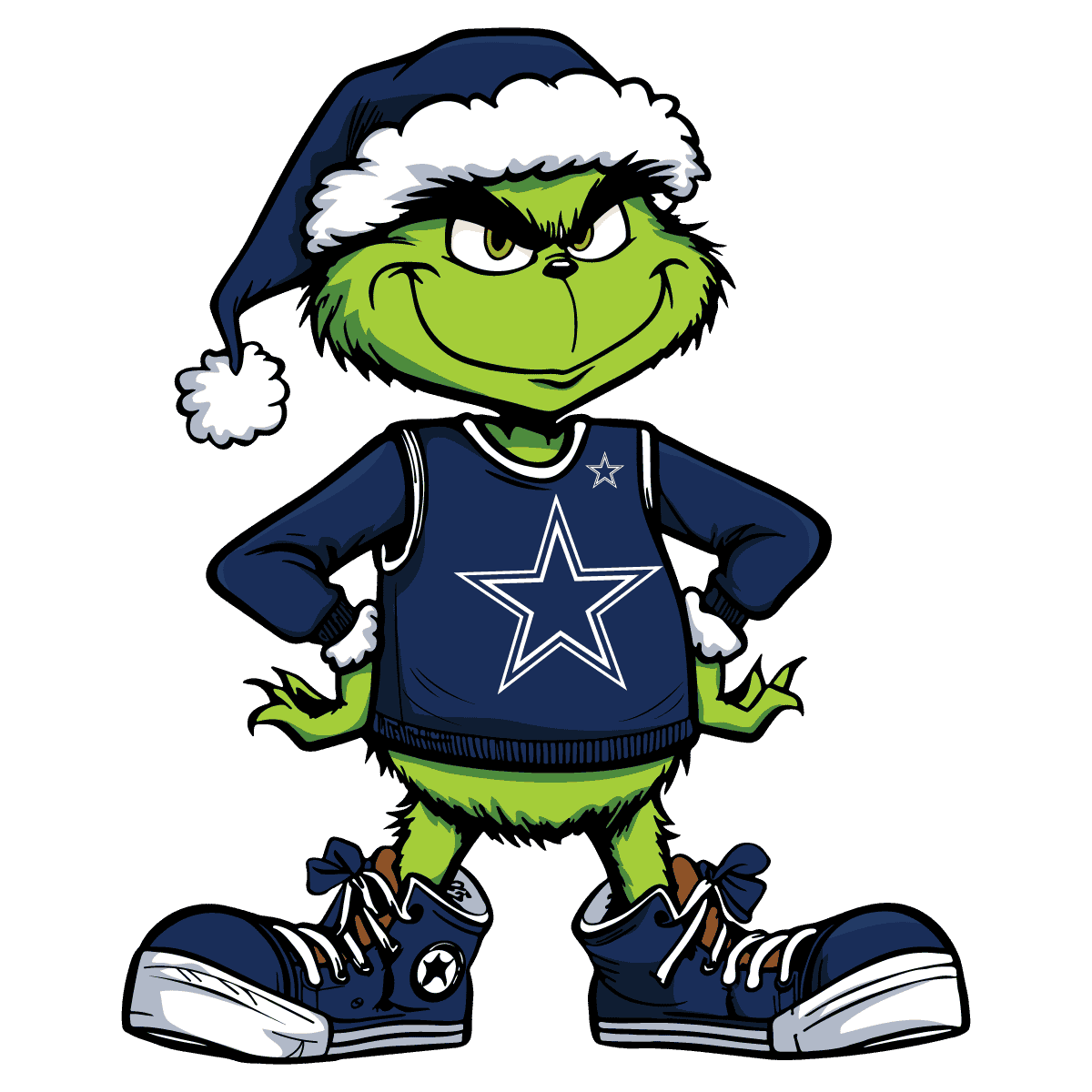 Funny Grinch Dallas Cowboys Football SVG | Inspire Uplift