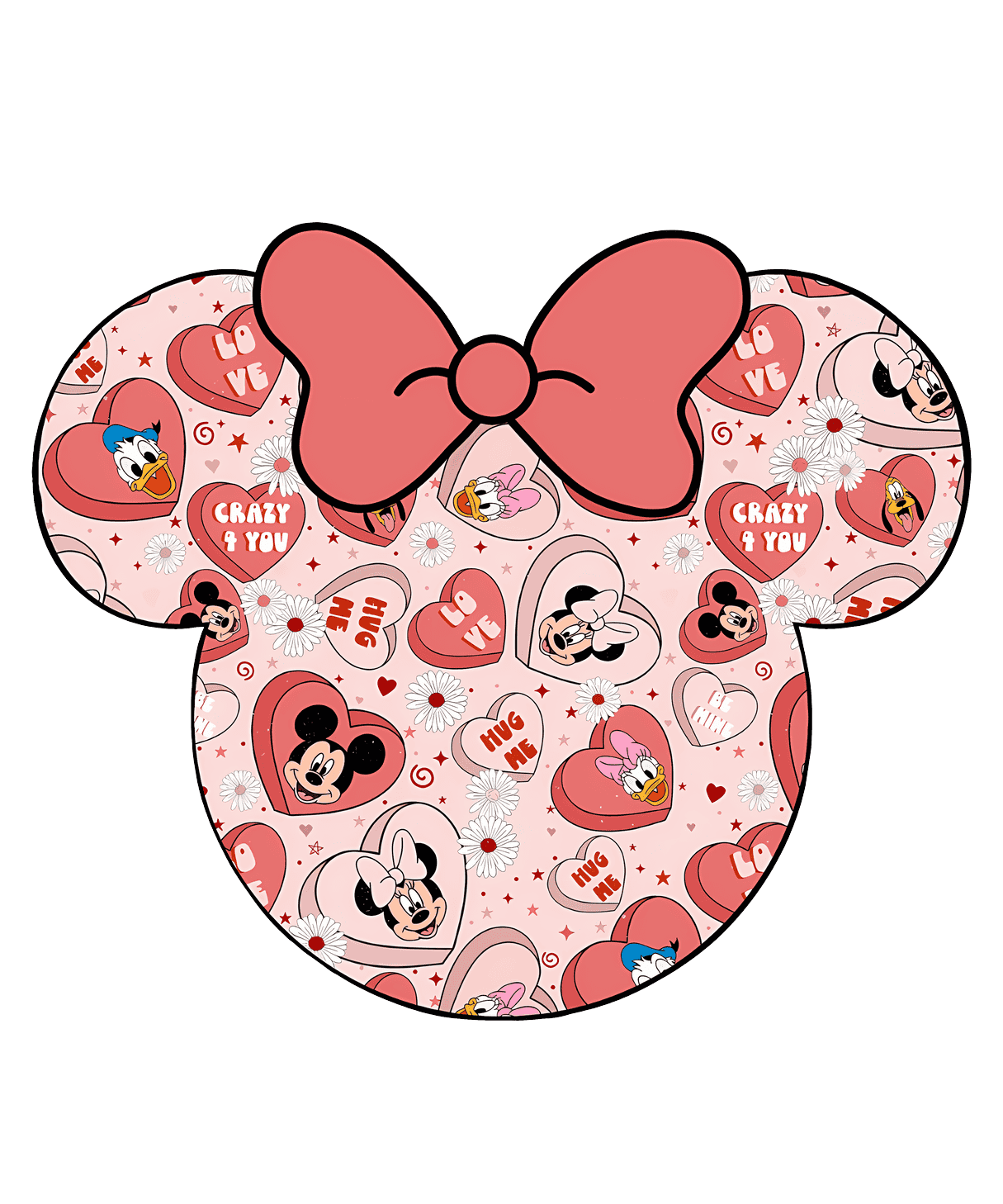 Disney Valentine Characters Mickey Dead PNG | Inspire Uplift