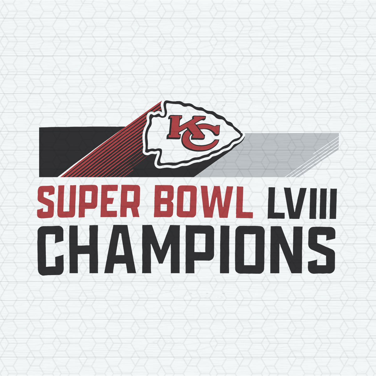 Chiefs Super Bowl Lviii Champions 2024 SVG | Inspire Uplift