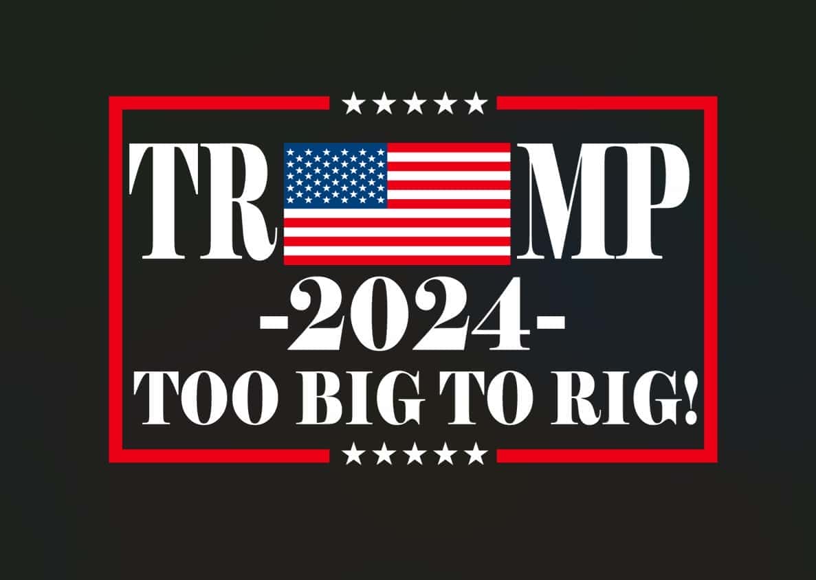 Trump 2024 Too Big To Rig Political Quote SVG Support Trump | Inspire ...