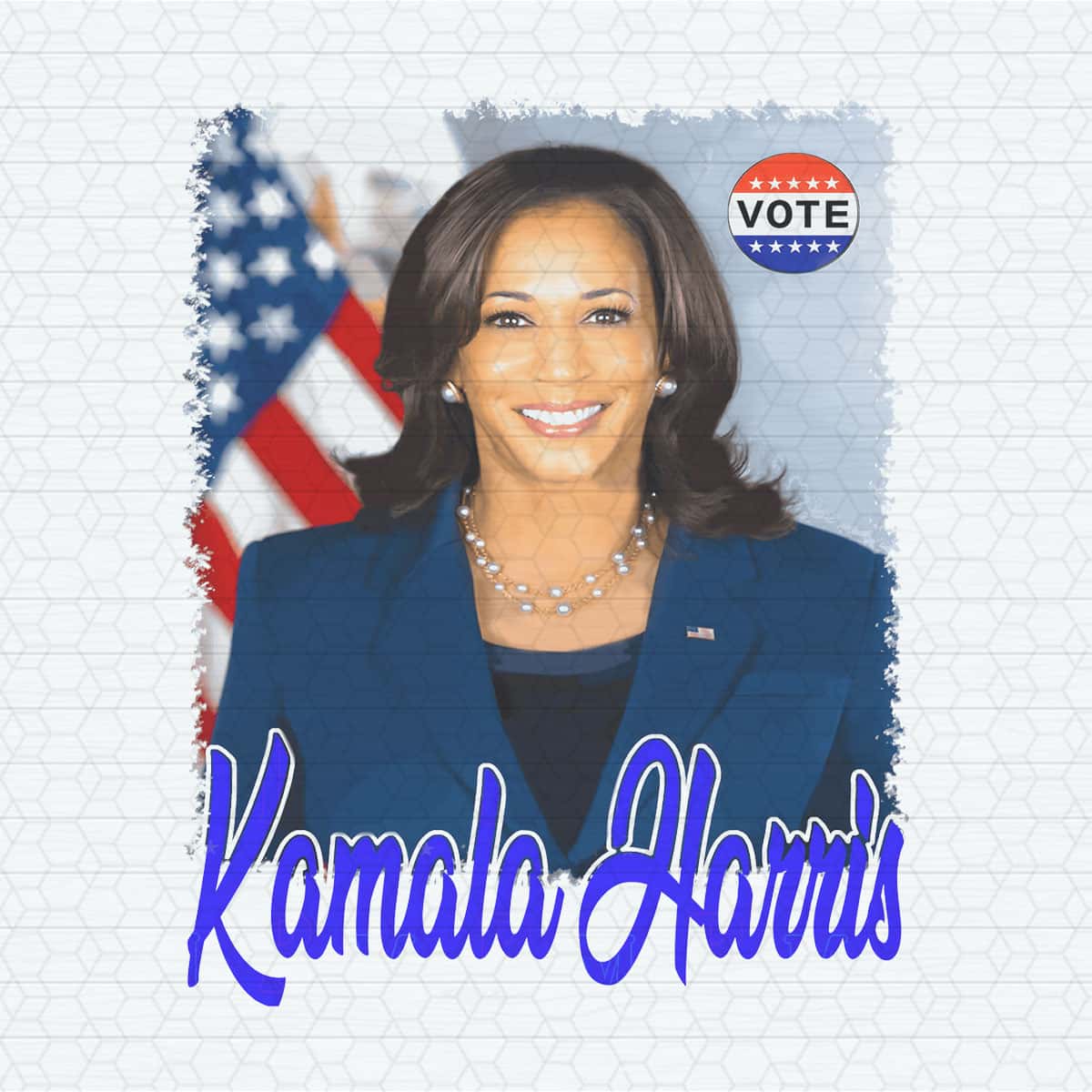 Kamala Harris Vote For President PNG | Inspire Uplift