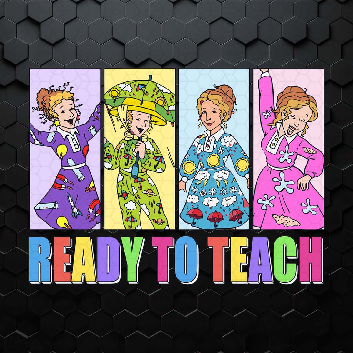 Ms Frizzle Ready To Teach Magic Teacher SVG | Inspire Uplift