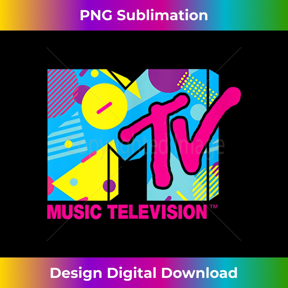 Mademark x MTV - MTV Logo Retro 1980s Spring Break Retro - S | Inspire Uplift