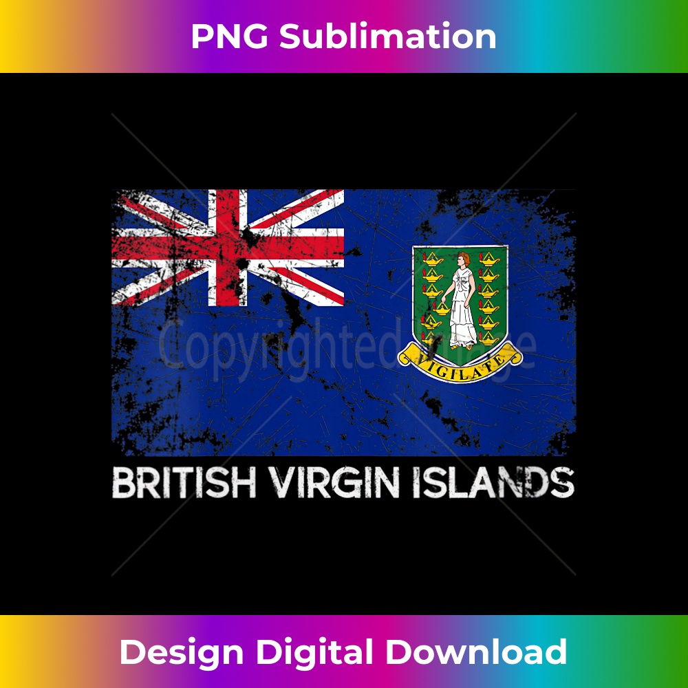 Womens BVI Flag Vintage Made In British Virgin Islands Gift | Inspire ...