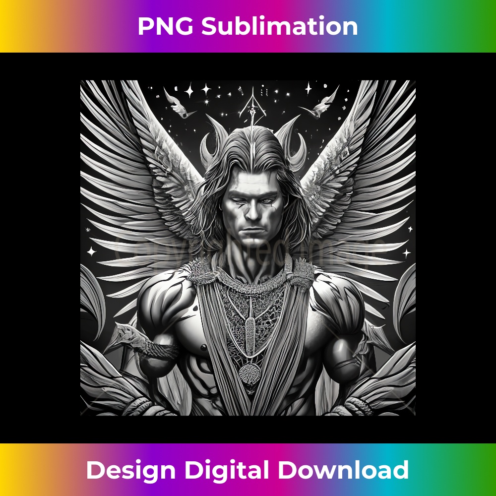 LORD LUCIFER FALLEN ANGEL LEFT HAND PATH DEMON ORIGINAL ART | Inspire Uplift