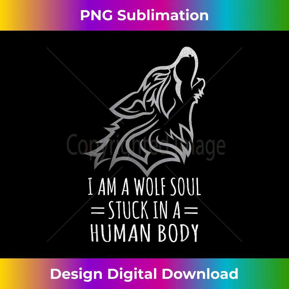 I Am A Wolf Soul Stuck In Human Body Animal Print Wolves - S | Inspire ...