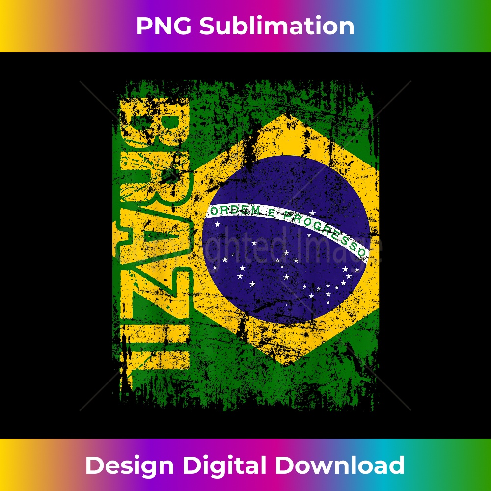 BRAZIL BRASIL Flag Vintage Distressed BRAZIL - Luxe Sublimat | Inspire ...