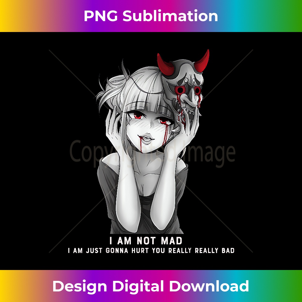 Yandere Oni Mask Manga Style - Chic Sublimation Digital Down | Inspire ...