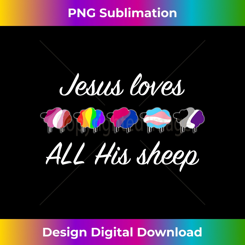 LGBTQ Pride Month Ally Rainbow Flag Sheep Jesus Christian - | Inspire ...