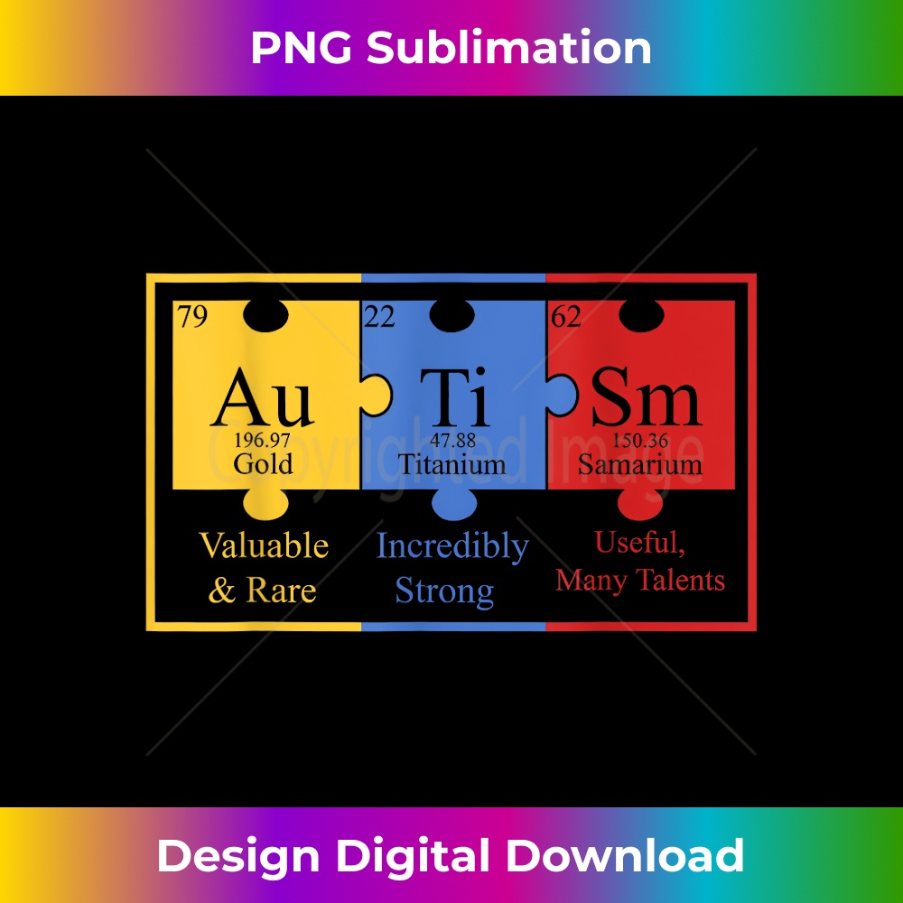 Periodic Table Autistic Gift Autism - Classic Sublimation PN | Inspire ...