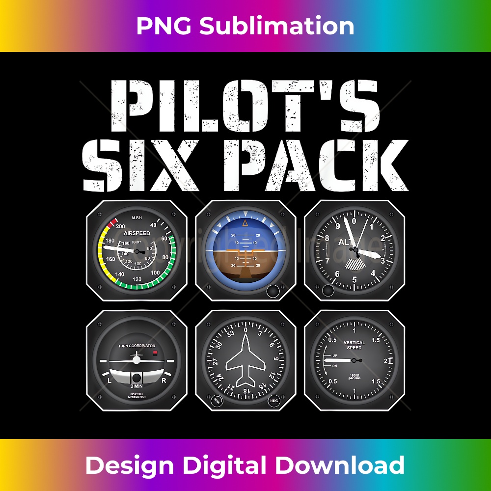 Pilot Aviation Pilot's Six Pack Pilot Airplane - Luxe Sublim | Inspire ...