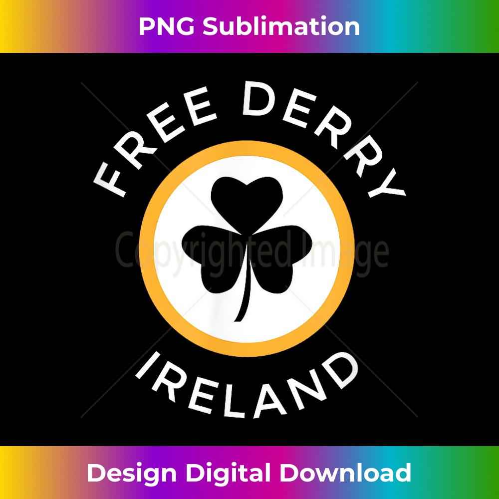 Free Derry Shamrock Northern Ireland Souvenir - Bespoke Subl - Inspire ...