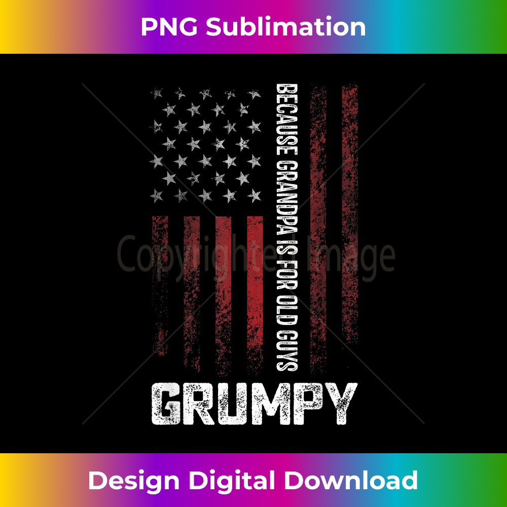 Grumpy Because Grandpa Is For Old Guys Men Retro Grandpa - F | Inspire ...