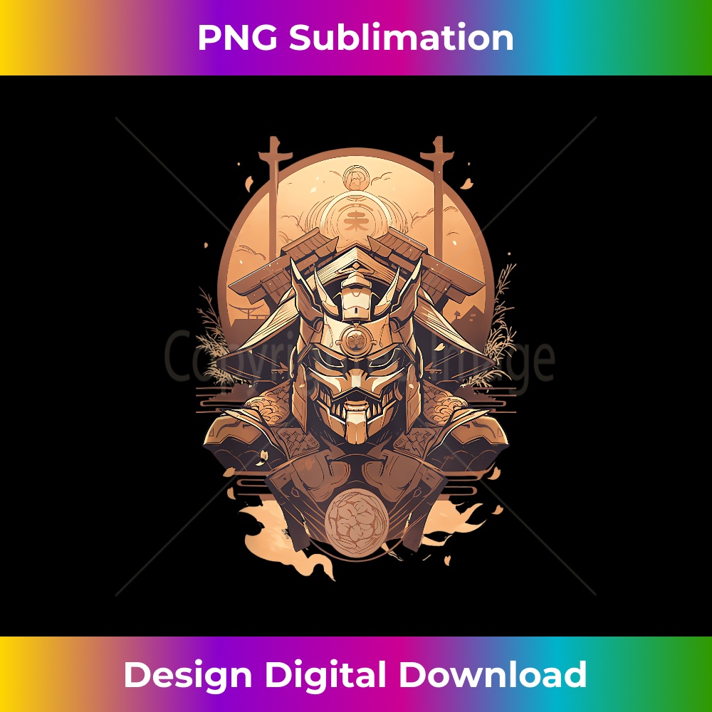 Japanese Red Moon Bushido Mask Katana Sword Samurai Warrior | Inspire ...