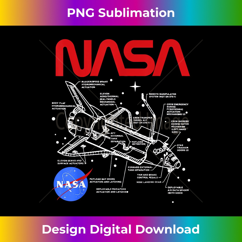 NASA Space Shuttle Schematic Layout - Minimalist Sublimation | Inspire ...