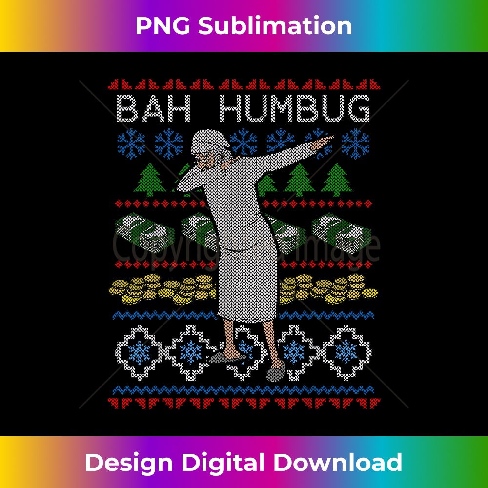 Christmas Carol Retro Ugly Christmas Bah Humbug Scrooge - Fu | Inspire ...