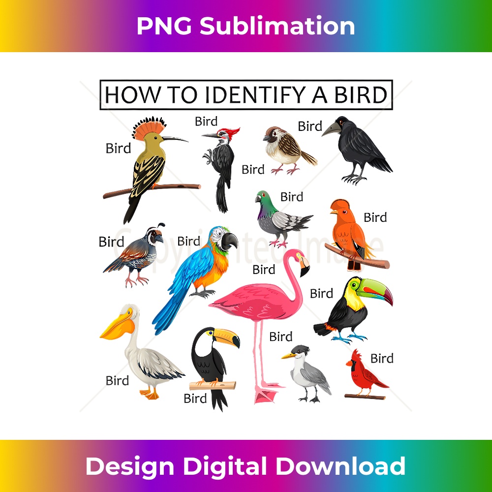 How To Identify A Bird Funny Birds Lover Nature Birdwatcher | Inspire ...