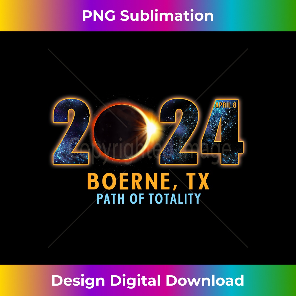 Boerne Texas Total Solar Eclipse - Artisanal Sublimation PNG | Inspire ...