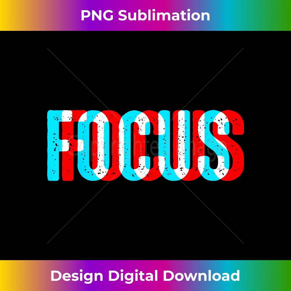 Focus - Optical Illusion Trippy Motivational - Minimalist Su - Inspire ...