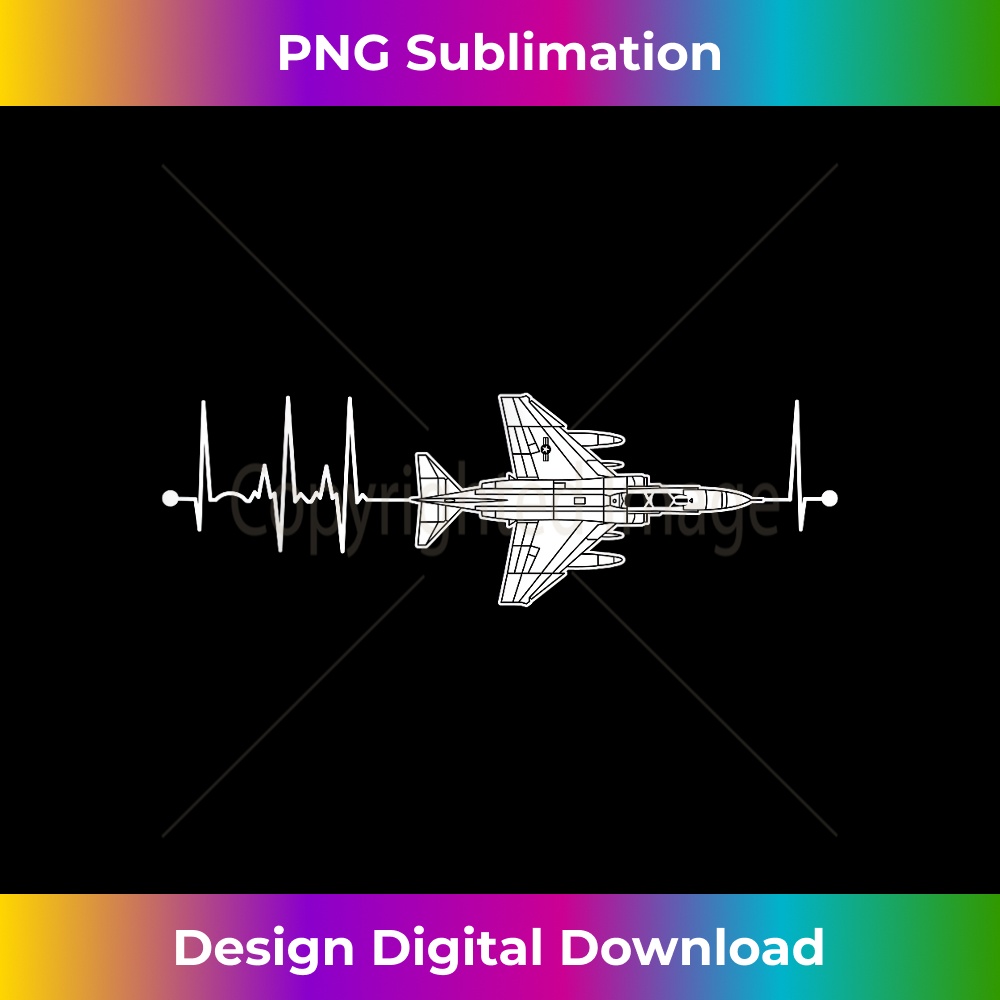 F-4 Phantom Schematic Airplane Pulse EKG Pilot F4 Heartbeat | Inspire ...