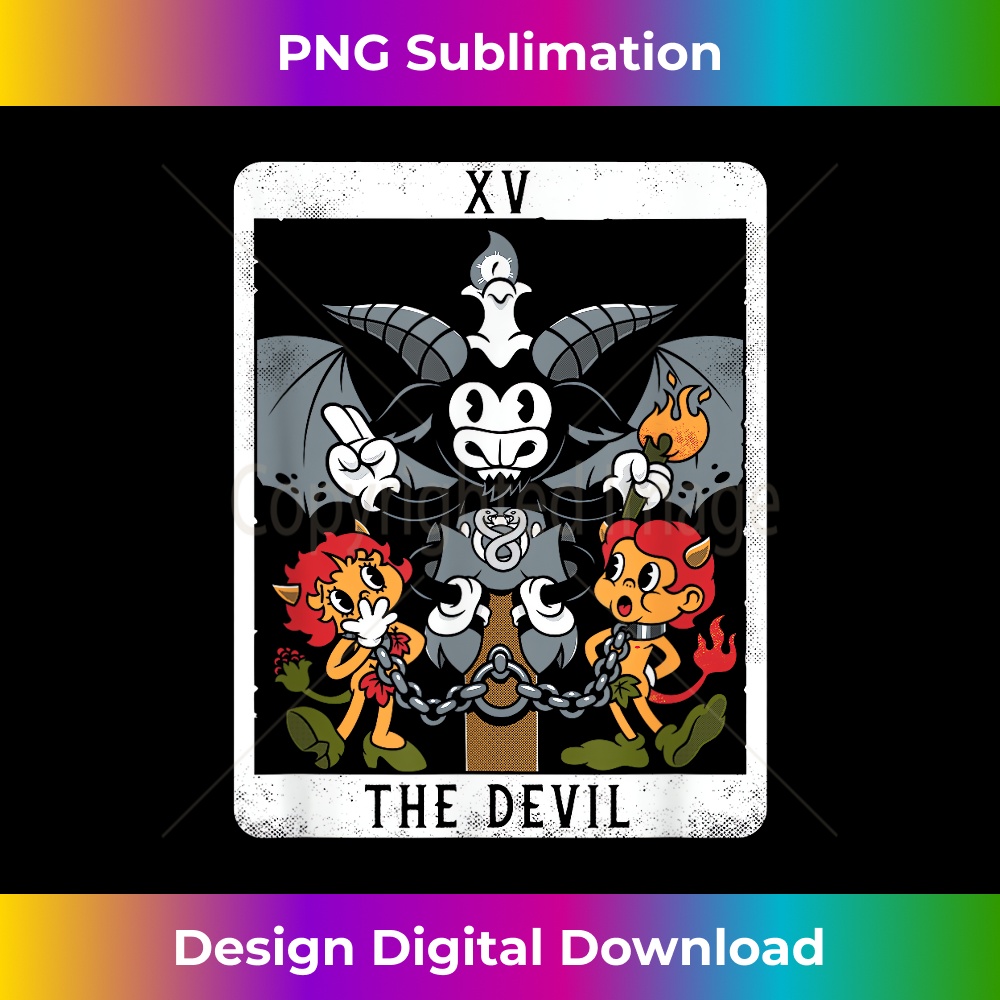 Baphomet - Devil Tarot Card - Occult - Chic Sublimation Digi | Inspire ...