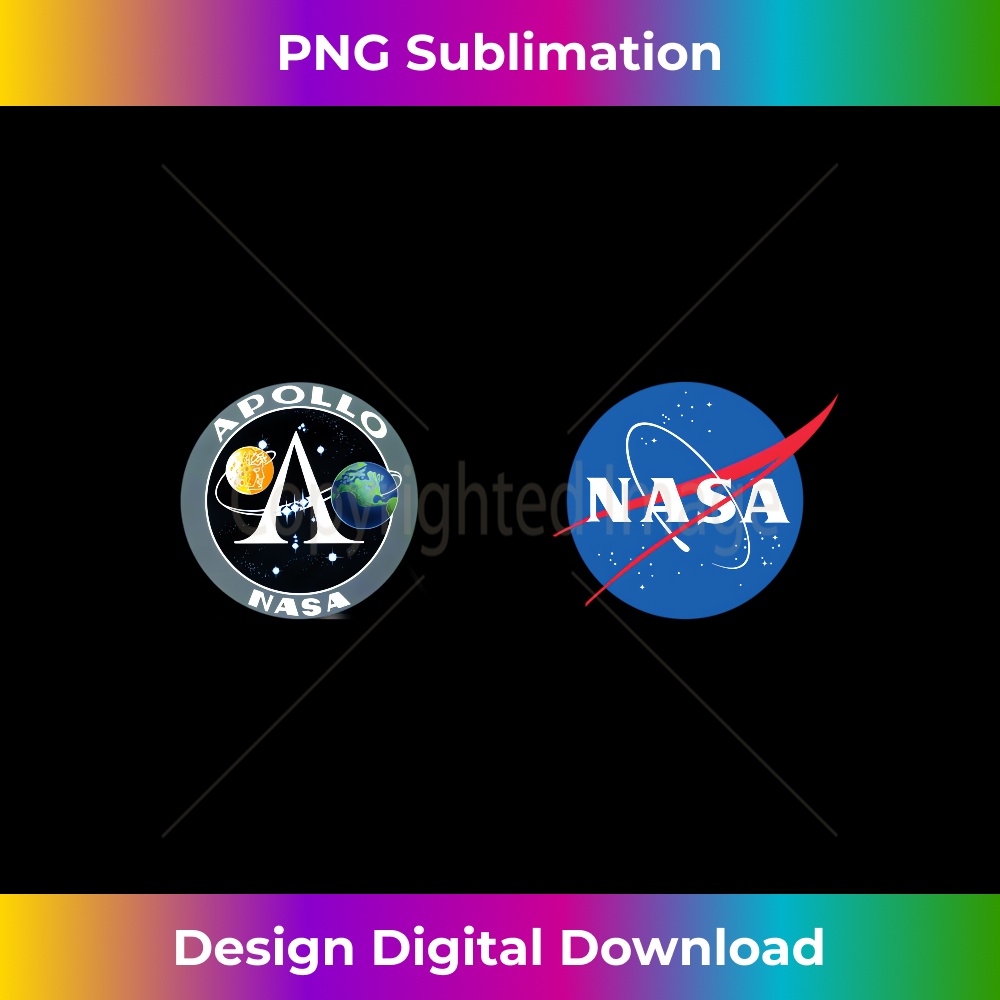 Apollo 11 Front and Back Design NASA Moon Program - Bohemian | Inspire ...