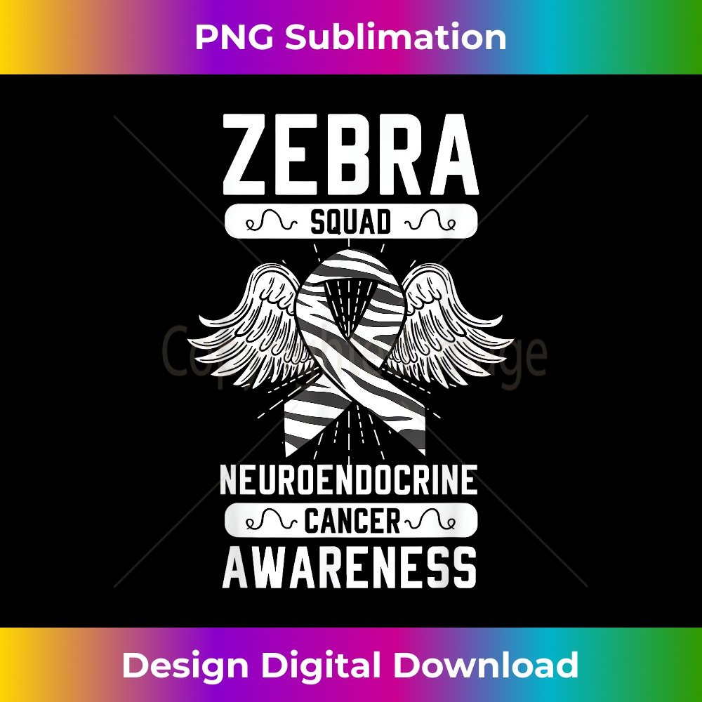 Zebra Squad Neuroendocrine Cancer Awareness Ribbon Carcinoma | Inspire ...
