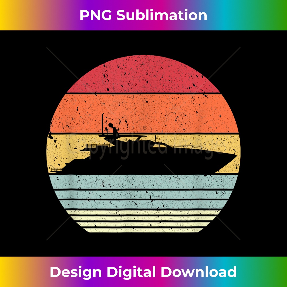 Yacht . Retro Style Boat - Sublimation-Optimized PNG File - | Inspire ...