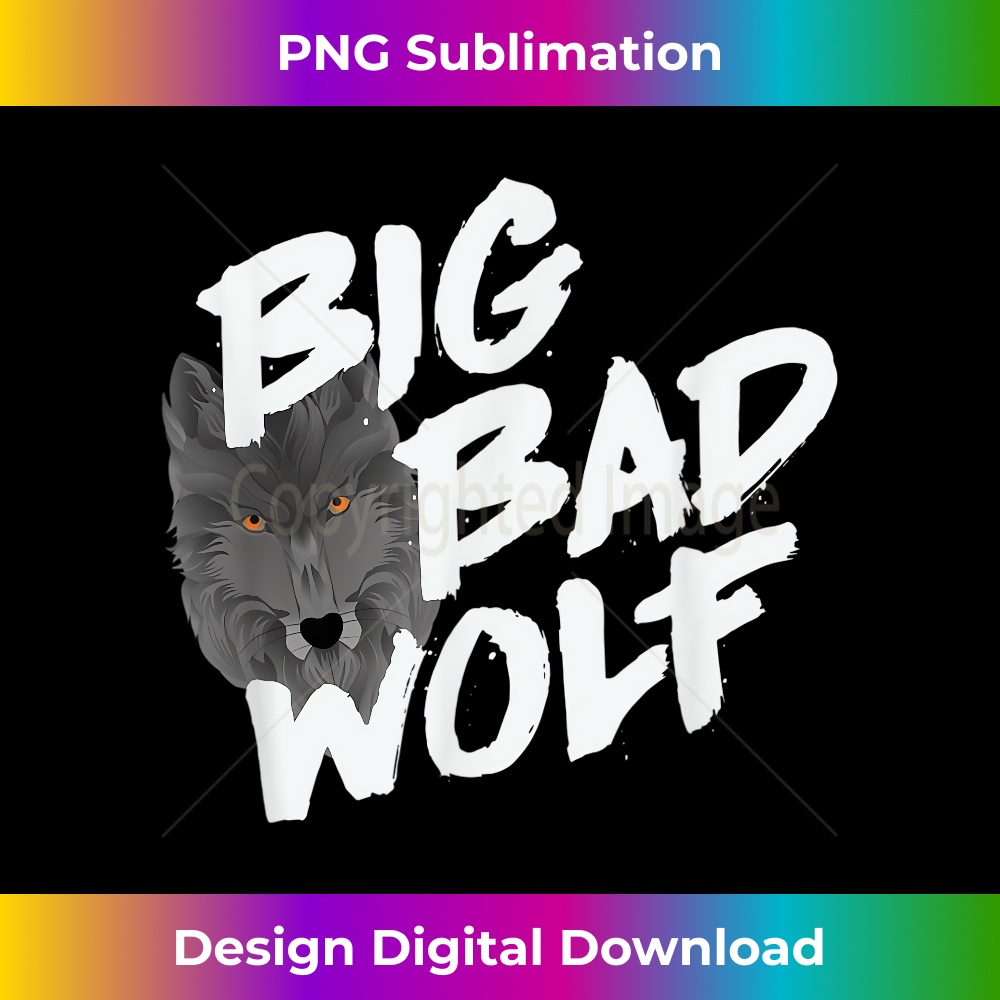 Big Bad Wolf T-shirt Wolf Face Funny Wolf - Sleek Sublimatio | Inspire ...