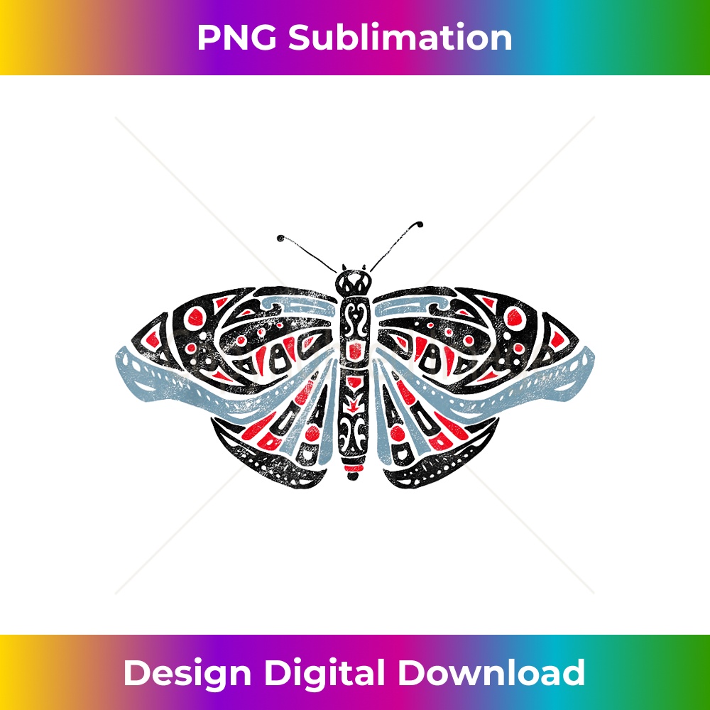 Native American Art Tlingit Tribal butterfly - Vibrant Subli | Inspire ...